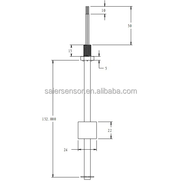 SAIER Horizontal Float Switch - Customized Liquid Level Sensor