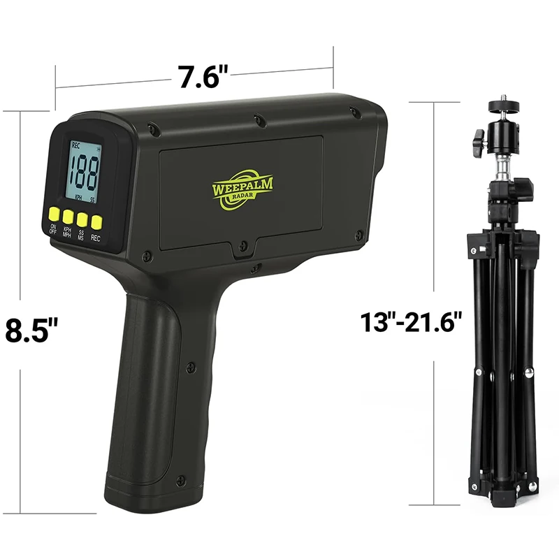 Alibaba.com: Baseball Radar Gun with Tripod LED Display, handheld or ...