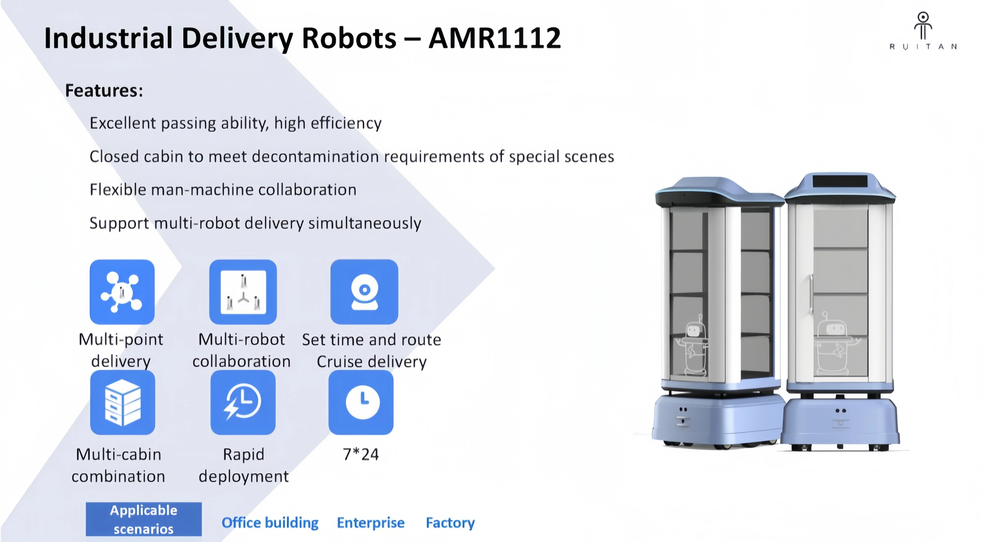 Intelligent Robotic Delivery Food Delivery Agv Robot System Price Amr ...