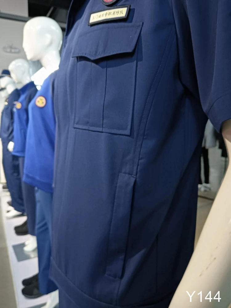 Customized Breathable Short Sleeve Cotton Work Uniforms Anti-static ...