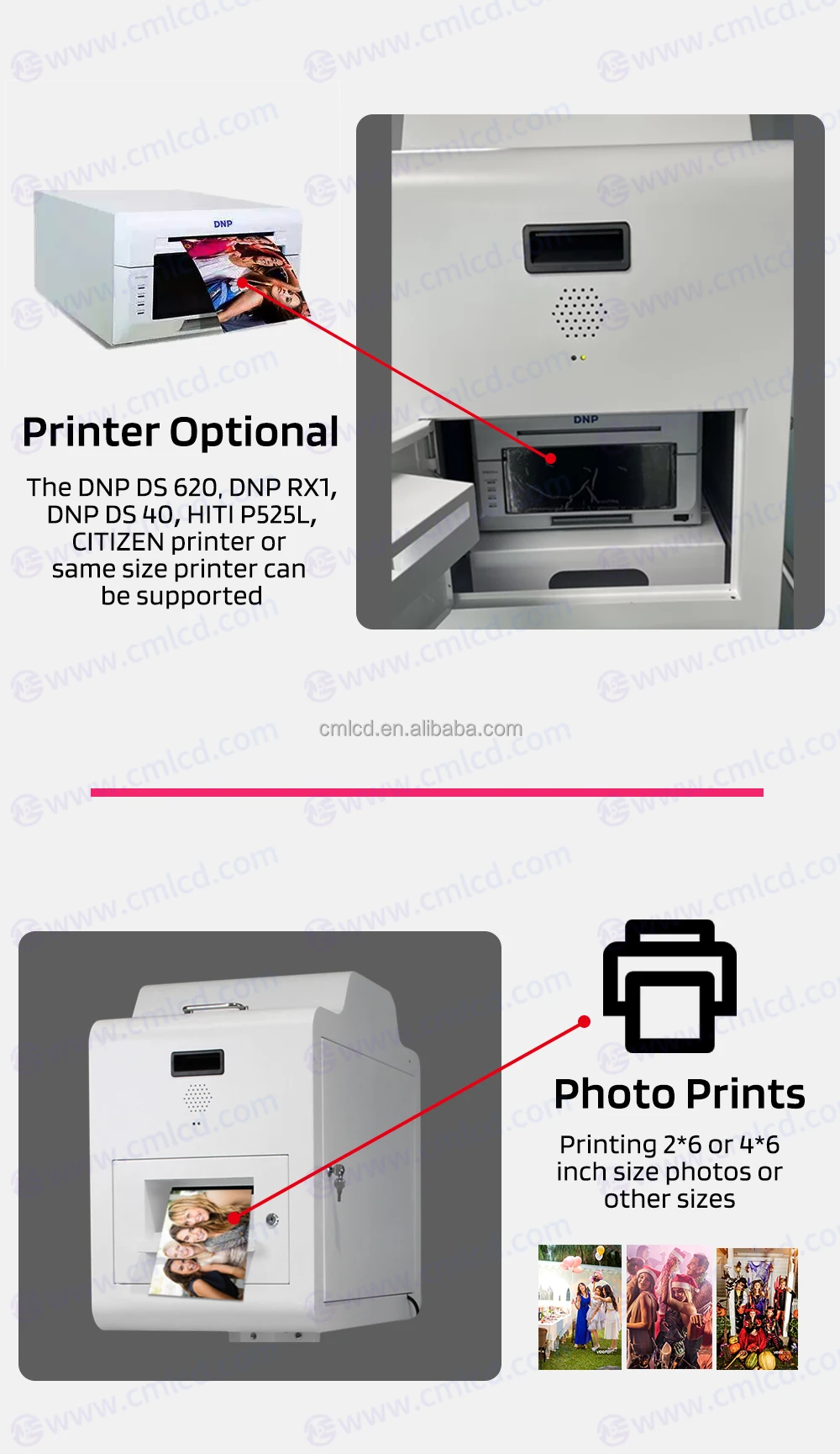 DSLR Photobooth Box Kiosk - Instant Prints & Fun Selfies