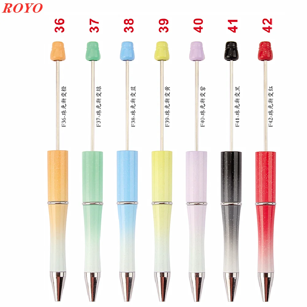 Unique Cute Lady Stylist Twisted Diy Beadable Ballpen Women Novelty ...