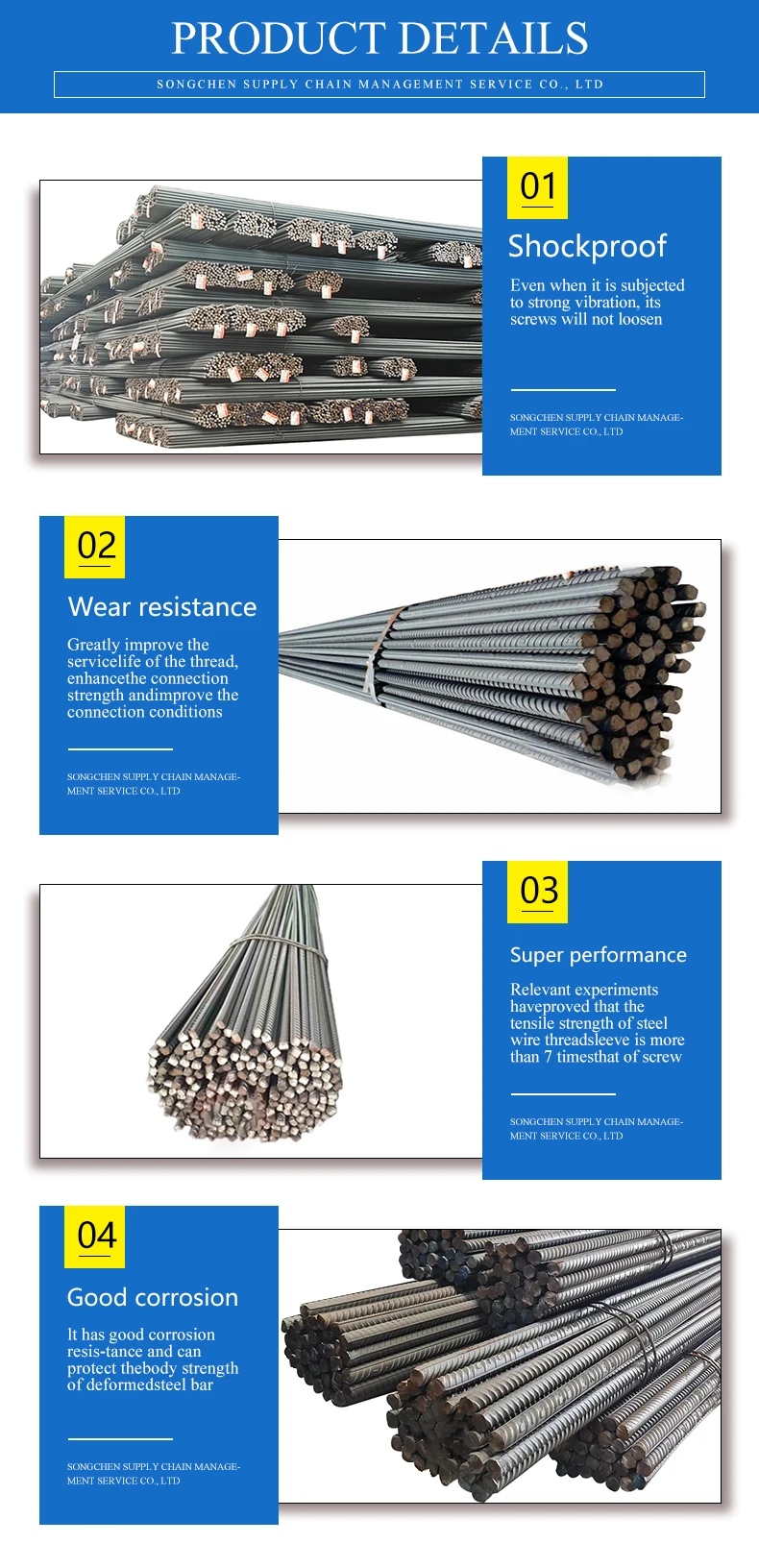 20ft Container Of 6m Astm615 16mm Prices Deformed Steel Rebar For ...