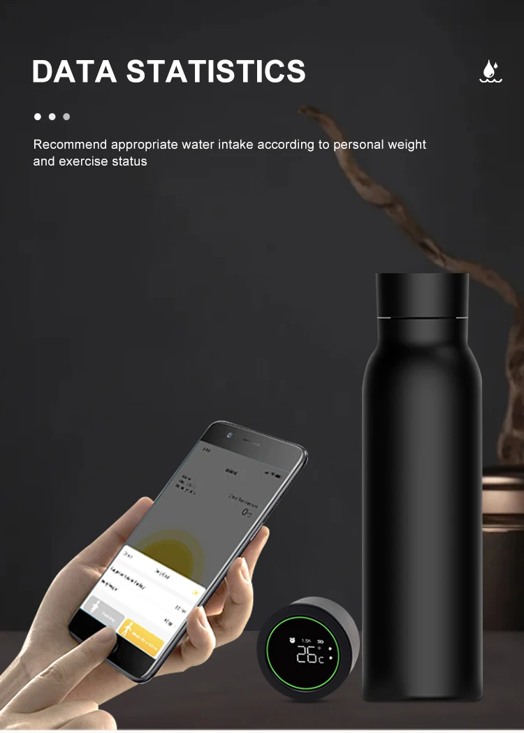 Smart Water Bottle - Track Your Drinking Data & Stay Hydrated