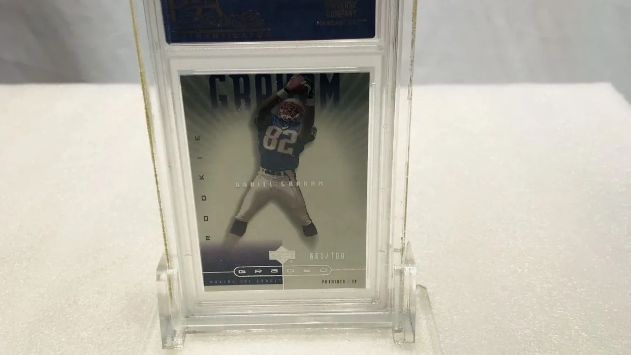 Iangel Perspex Stand Clear Acrylic Psa Graded Card Holder Card Slabs ...