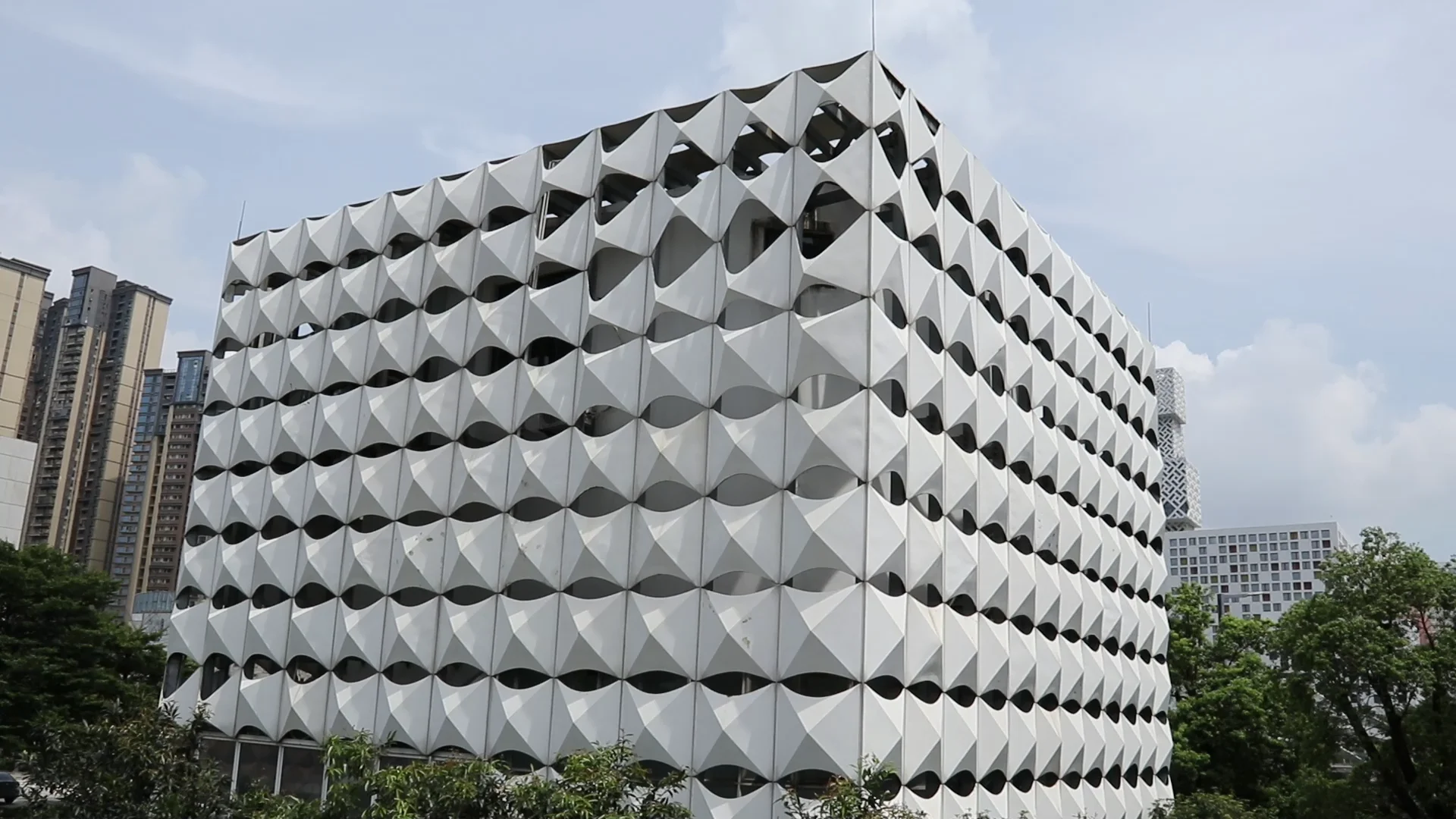 Facades Panel Exterior Facade Panel Corrugated Metal Cladding Wall ...