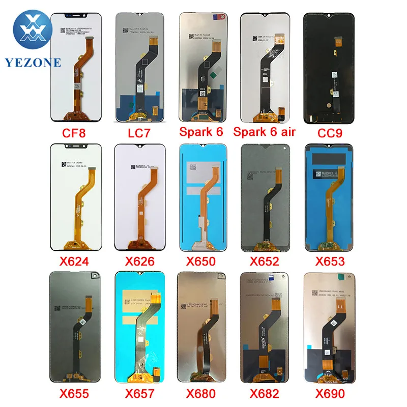 LCD Screen for TECNO Spark Series: Quality Replacement for Spark 2, 3 ...