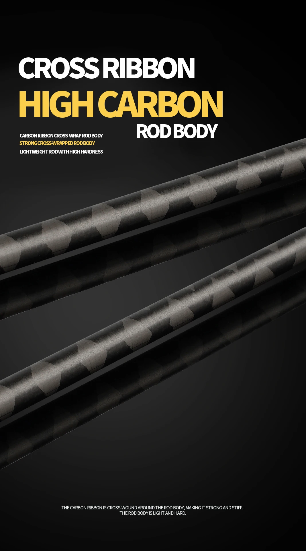 Japan Fuji Three-Section 4.2m High Carbon Fiber Surfing Rod