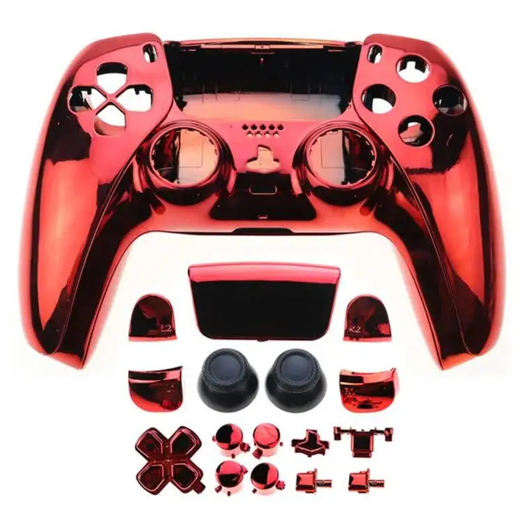 Replacement Full Set Buttons Chrome Case Cover For Ps5 Gamepad Mod Kit ...