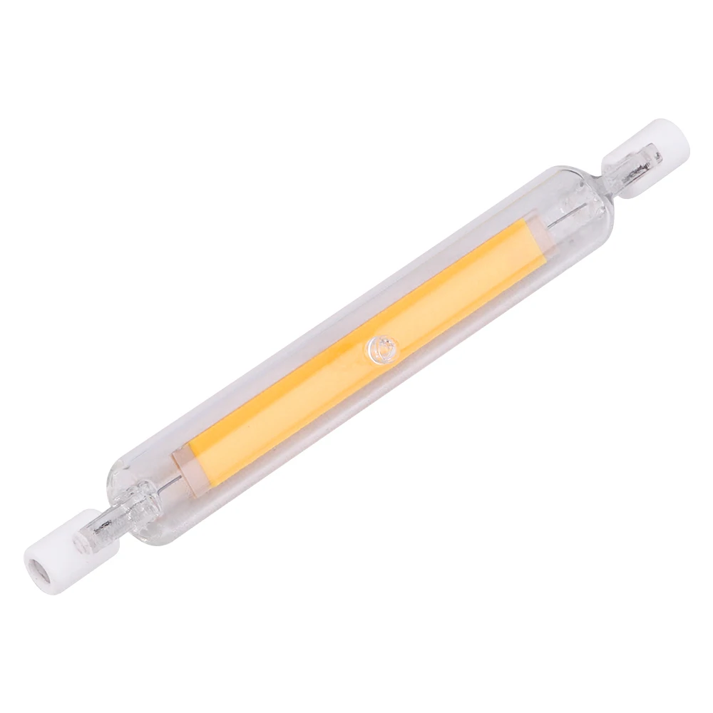 Dimmable COB R7S LED Light Bulbs 78MM 118MM J-Type Glass+Ceramics ...
