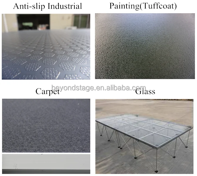 Detachable Modern Platform Stage with Folding Riser Smart Stage Supply ...