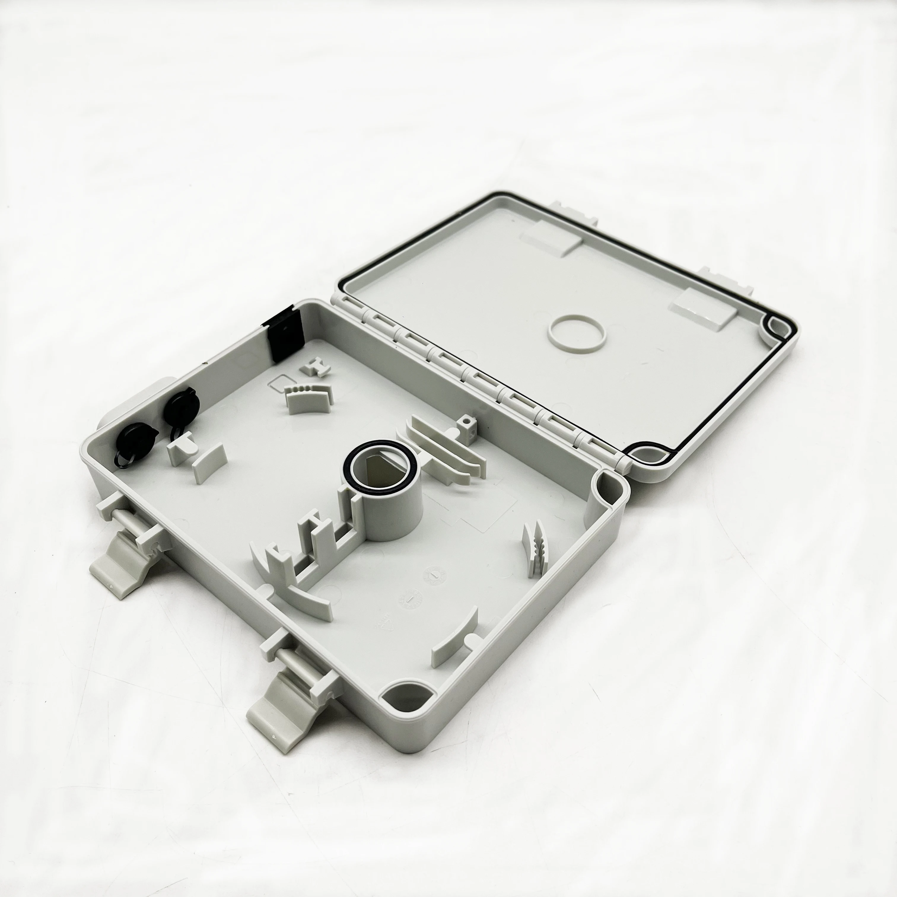 Ftth Wall Mounted Ftth 8 Core Fiber Optic Terminal Box Ip65 With Sc(up To 2 Pcs) Or Lc(up To 4 ...