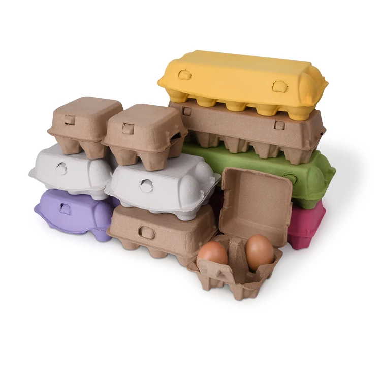 Wholesale Custom Shockproof Biodegradable Egg Tray Carton