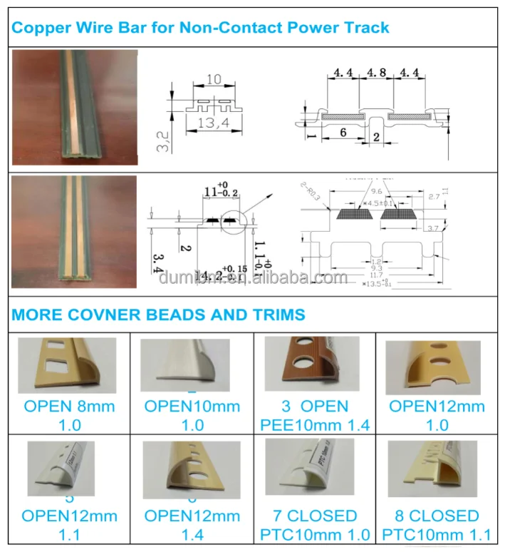 Modern Design Wall Corner Stucco PVC U Corner Beads Plastic Material ...