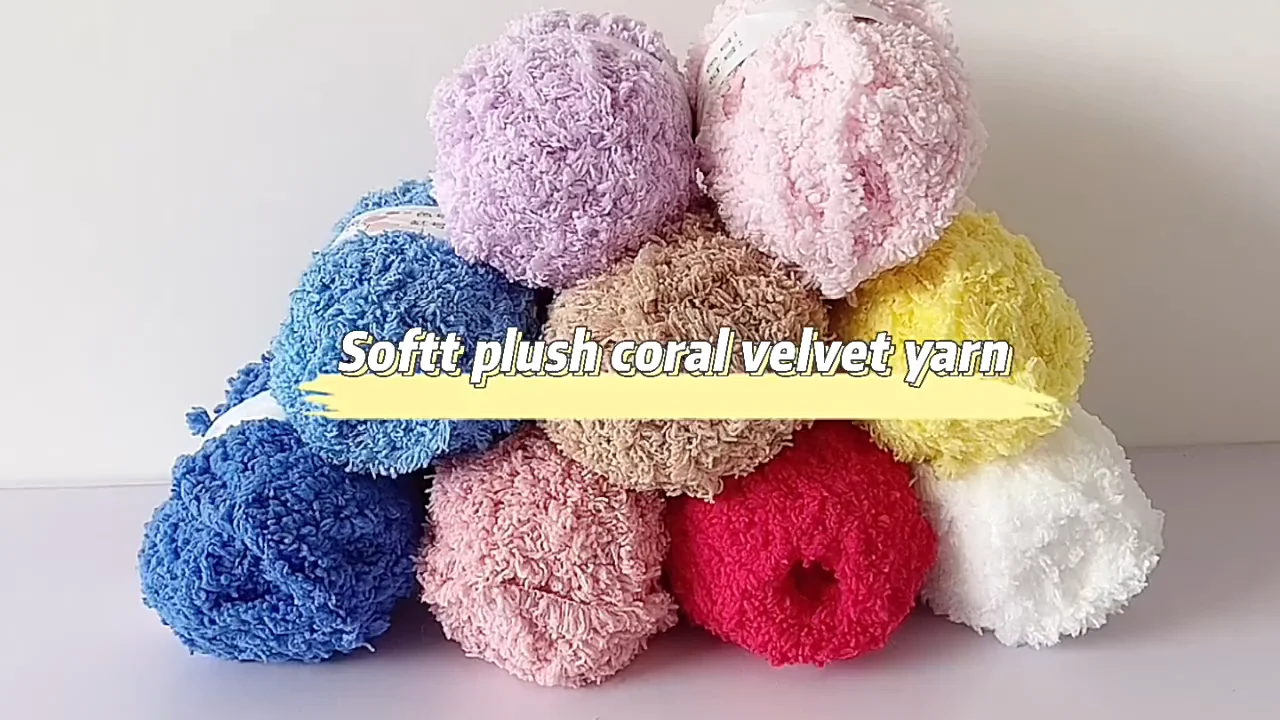 Bojay Super Soft Crochet Cloth Baby Yarn 100% Polyester Hand Knitting ...