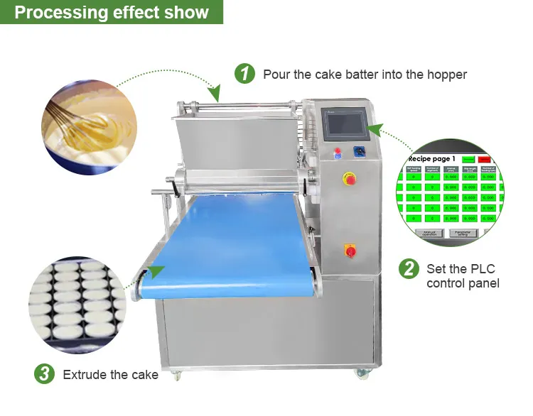 Stainless Steel Industrial Cookie Dispenser Tiramisu Baking Production ...