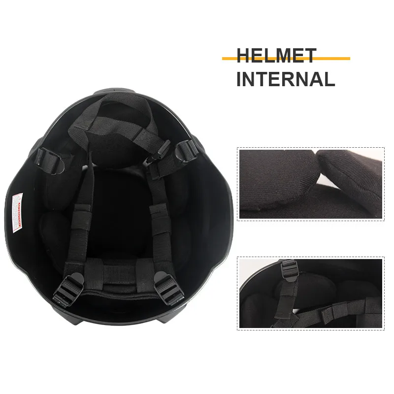 MUCHAN Tactical Helmet Set with Grimace Mask - Ultralight, Breathable ...