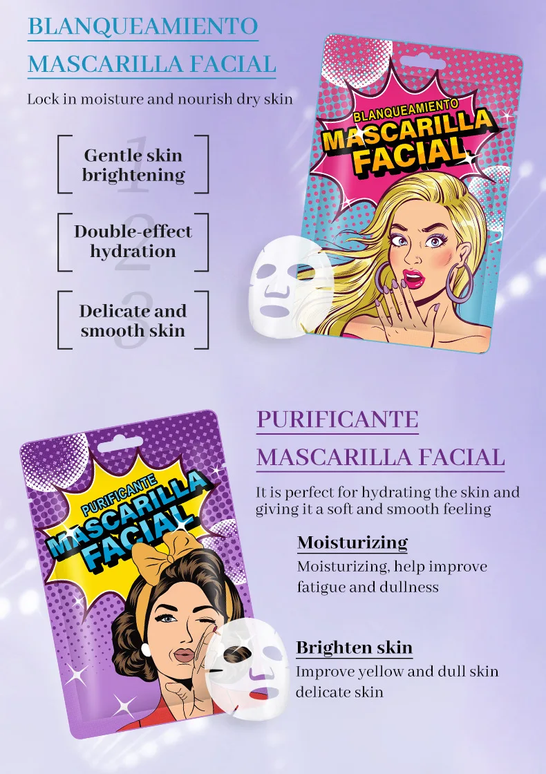 Face Maskss Beauty Face Masking Sheet Korea Firming Smoothing Skin Care ...