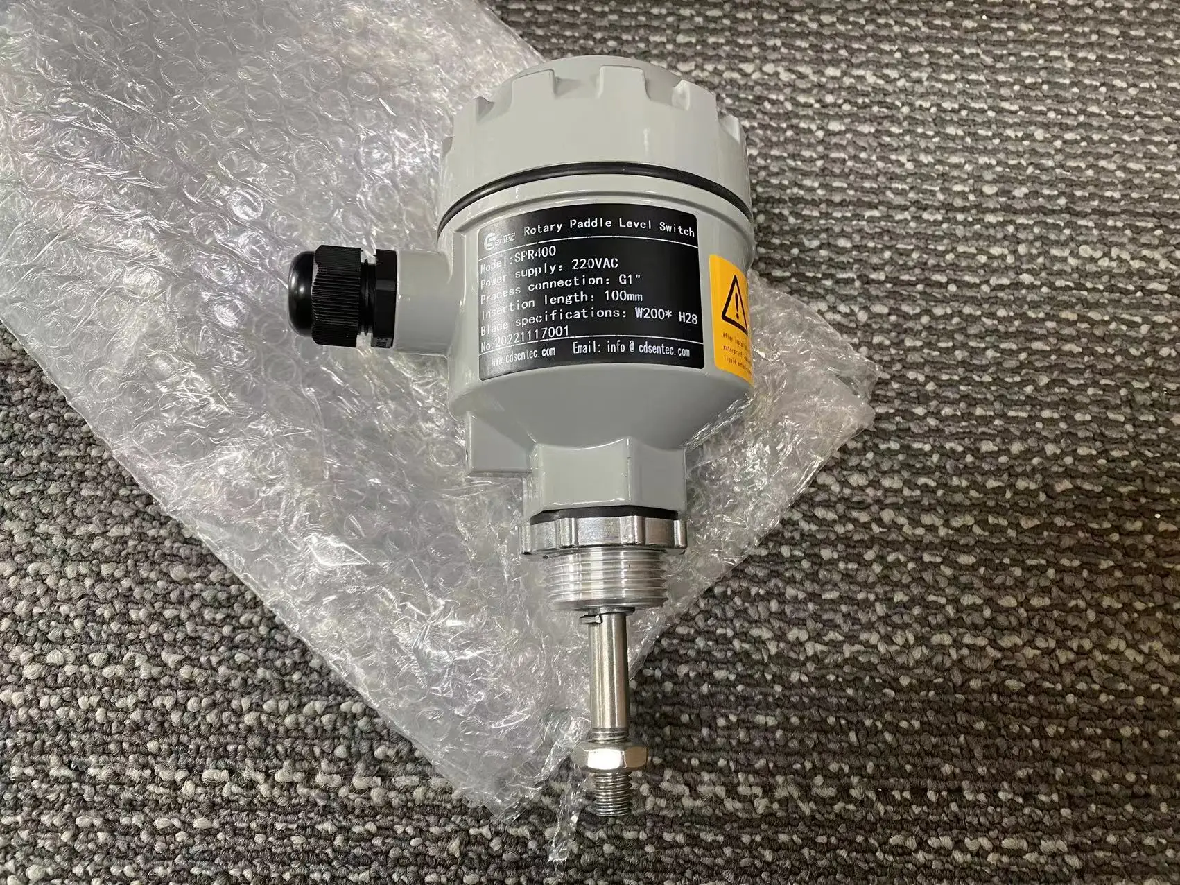 High Temperature Liquid Level Indicator Sus304 Powder Solid Rotary ...