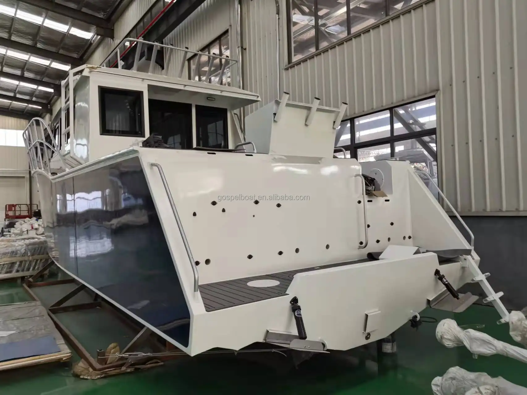 36ft Deep V Bottom Luxury Aluminum Cruising Fishing Boat With Separate ...