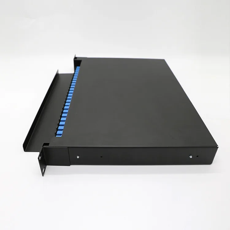 1U Rack Mount OTB 12 24 Core Fiber Optical Access Box