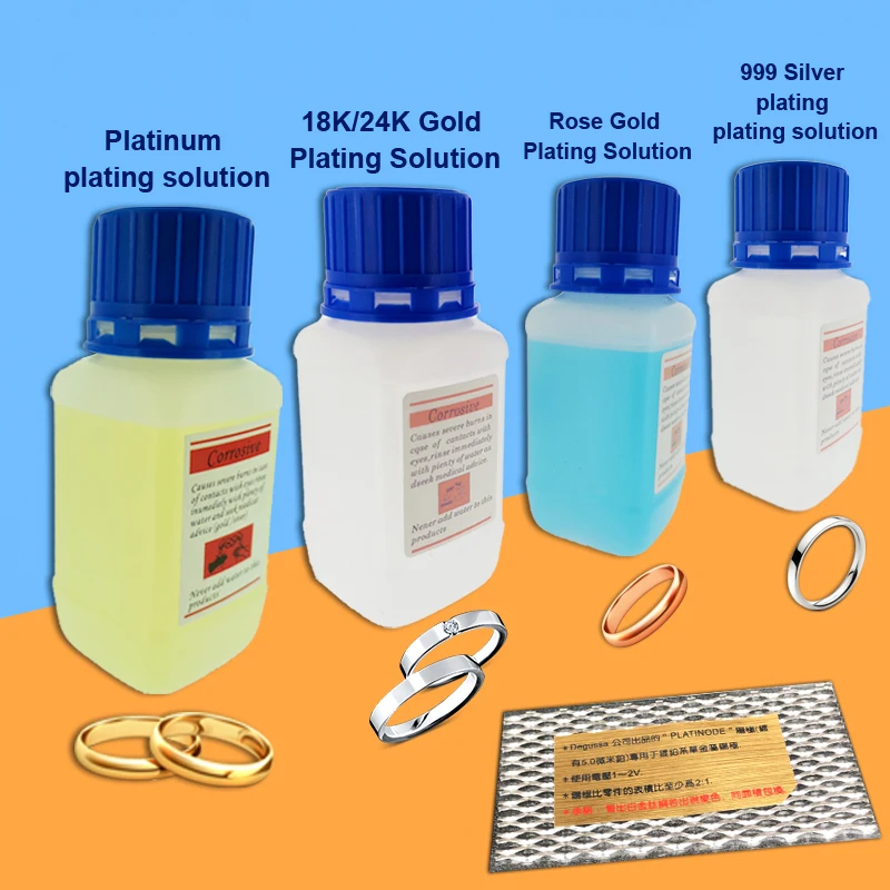 18K Gold Plating Solution - High Performance Jewelry Plating