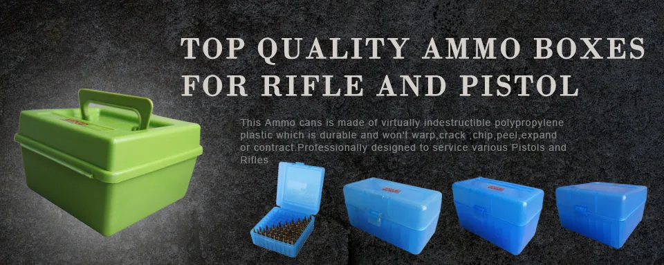 Outdoor Waterproof Bullets 9mm Ammo Storage Case - TSUNAMI