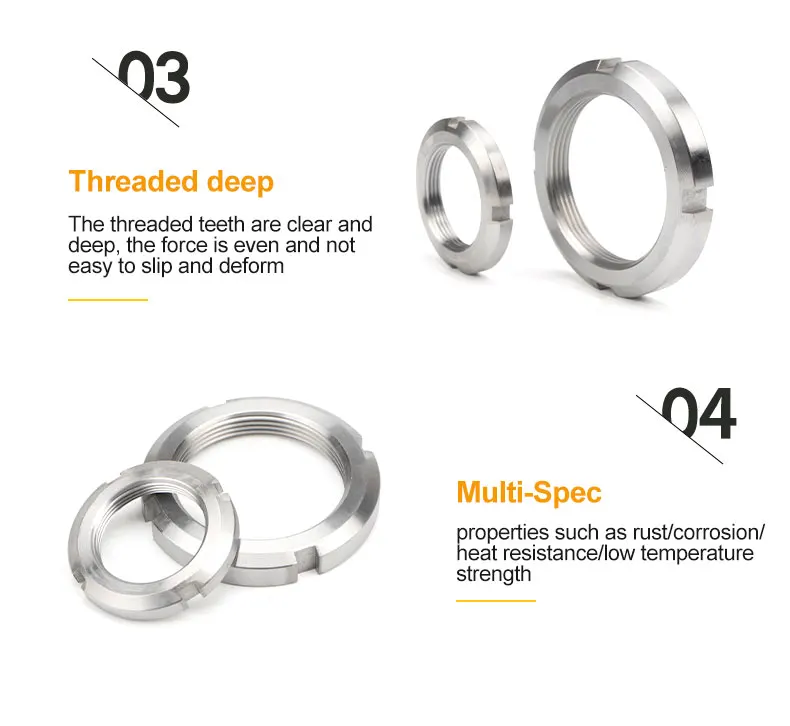 Din70825 Km Precision Din1804 Slotted Radial Shaft Lock Nut Din981 ...