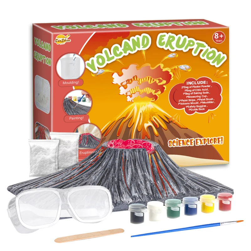 Amazing Diy Chemistry Experiment Lab Kit Kids DIY Volcano Eruption ...