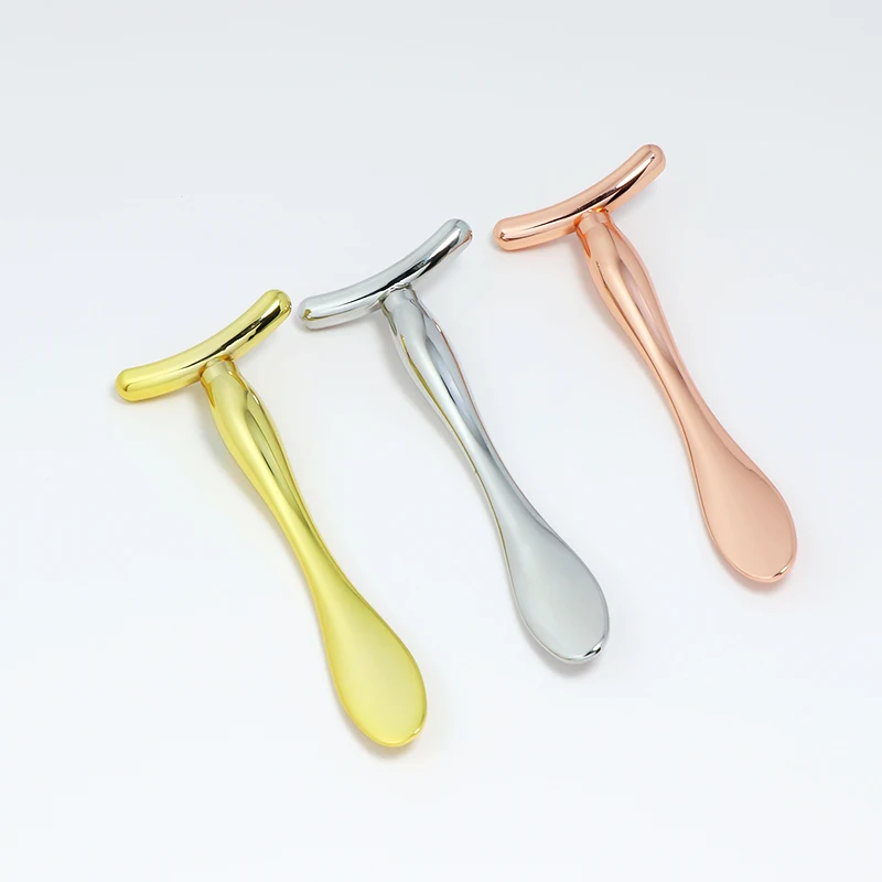 Korean Beauty Metal Face Cream Cosmetic Massage Spoon Stick Face Lift ...