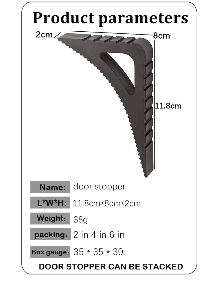 Multi-angle Tpr Door Stop Can Be Used For All-round Protection Of Doors ...