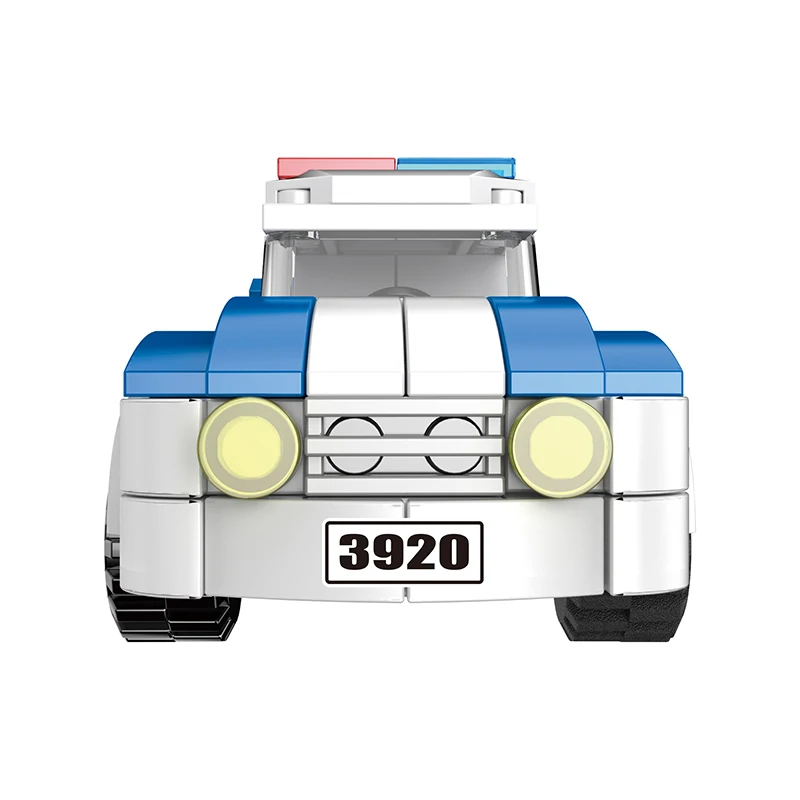 Cogo 185 Pcs Educational Building Blocks Police Station Plastic Brick ...