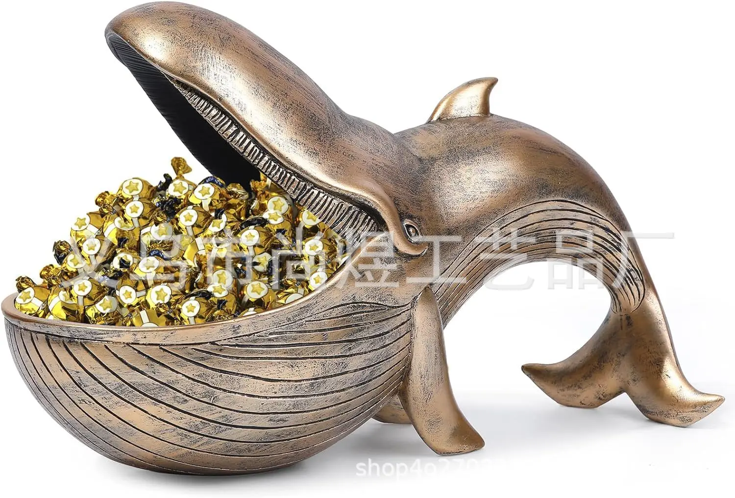 Whale Statue Funny Candy Tray - Home Decor & Storage