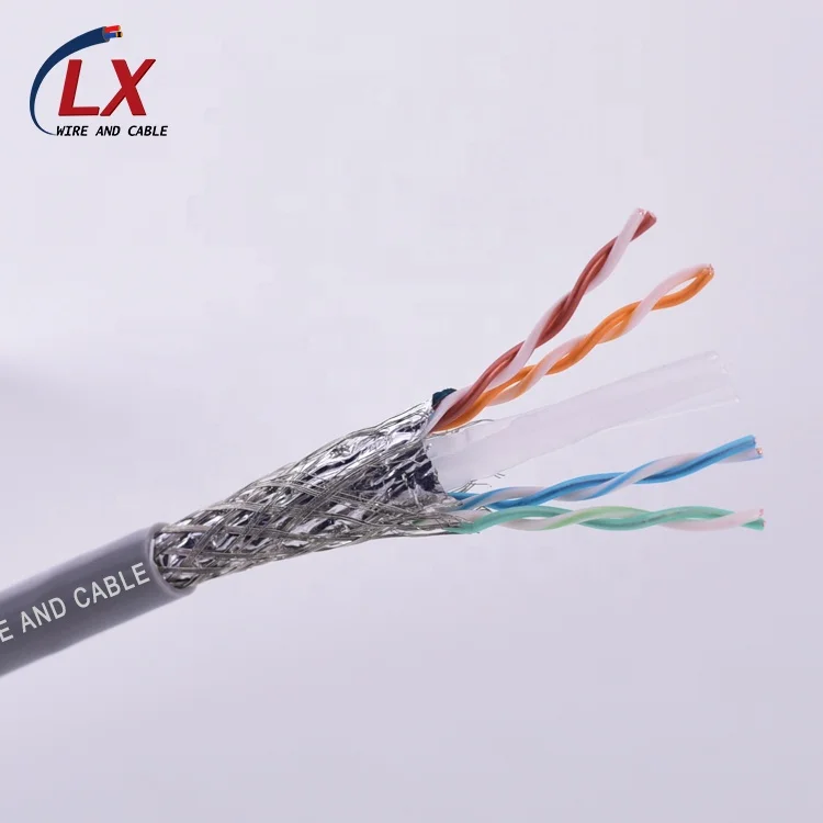 LX 4 Pair 23AWG Cat6 SFTP FTP UTP Cat 6 Lan Ethernet Cable