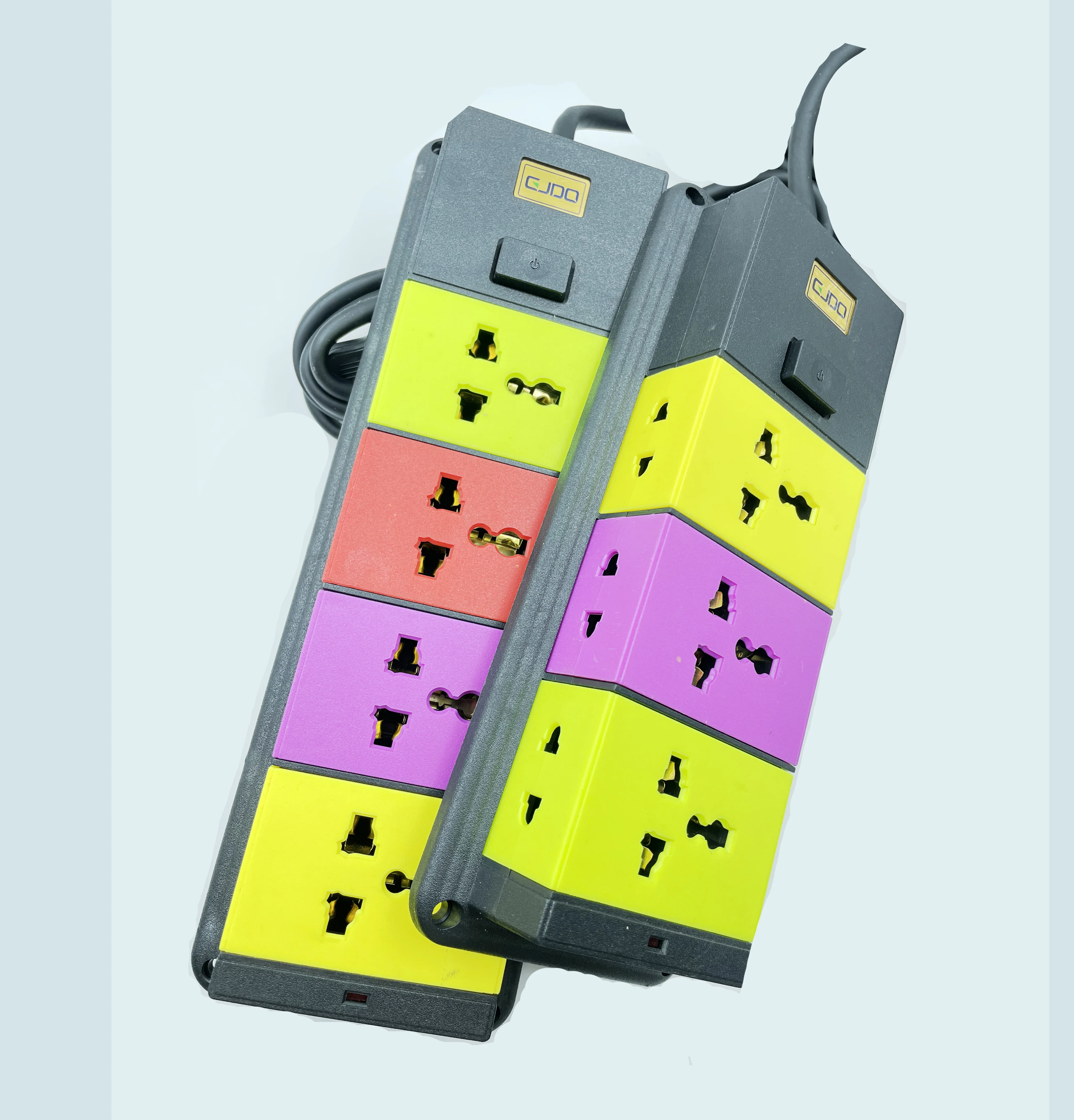 3-5way Color Universal Hole Socket With Power Cord 3m. Color Card ...