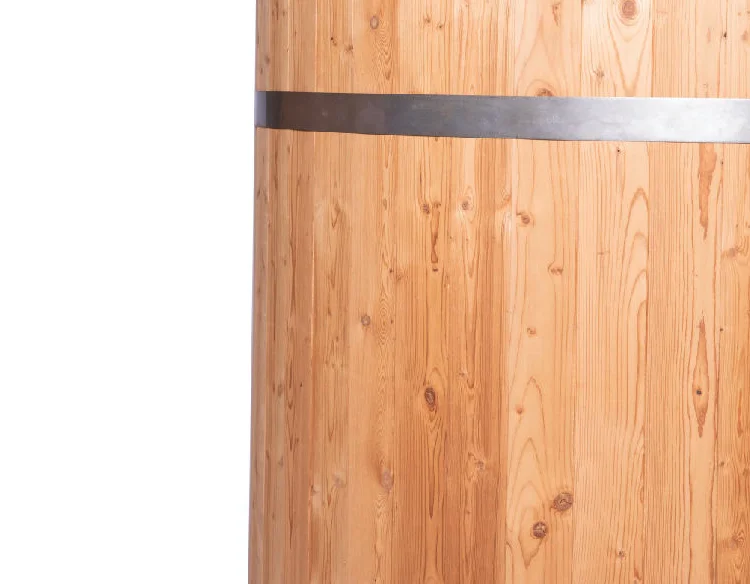 59Inch Luxury 316 Stainless Steel Oval Wooden Ice Bath Ice Pool for ...