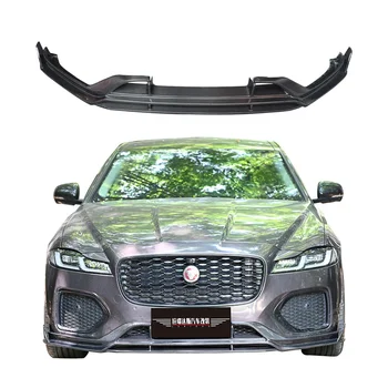 Carbon Fiber Front Lip For Jaguar Xf 2022-2024 Chin Spoilers Front ...