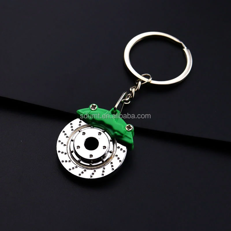 Metal Small Gifts Keychain For Customers Customized Car Brake Disc Key ...