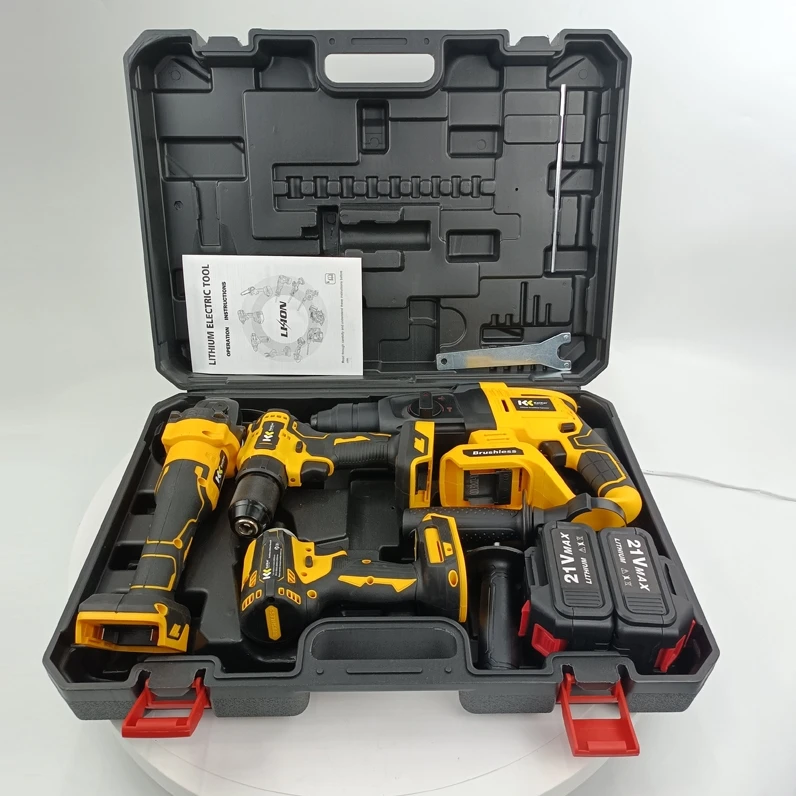 Factory Power Drills Kit 12v Portable Electric Cordless Brushless 18v ...