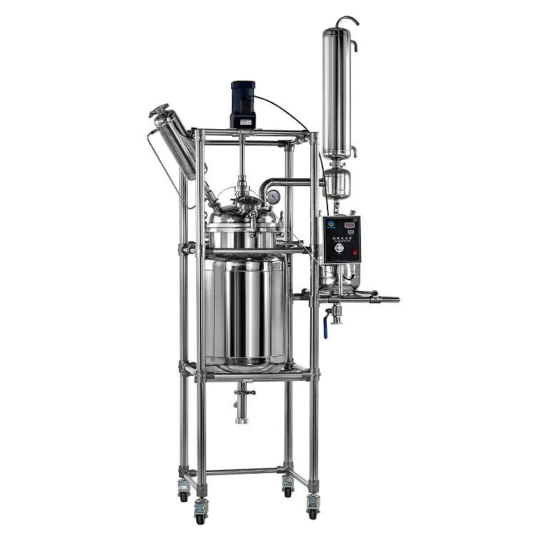 High Pressure Jacketed Stainless Steel Reactor 50l 100l 200l 5l 10l 20l ...