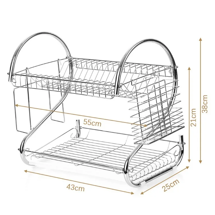 Multifunctional Bowl Storage Rack Draining Board Draining Dish Rack Cup ...