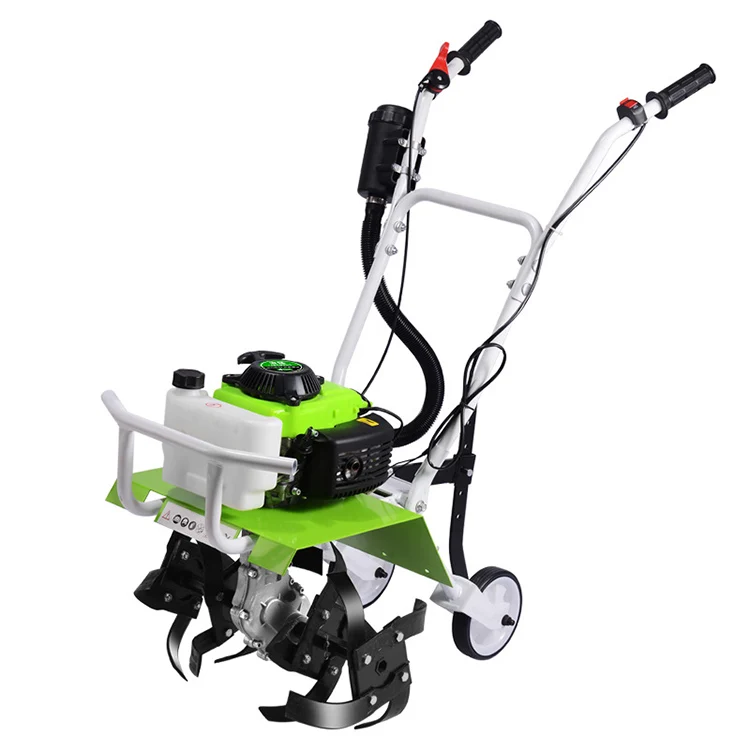 Mini Tiller With Accessories Rotary Labede Weeding Wheels Ditching ...