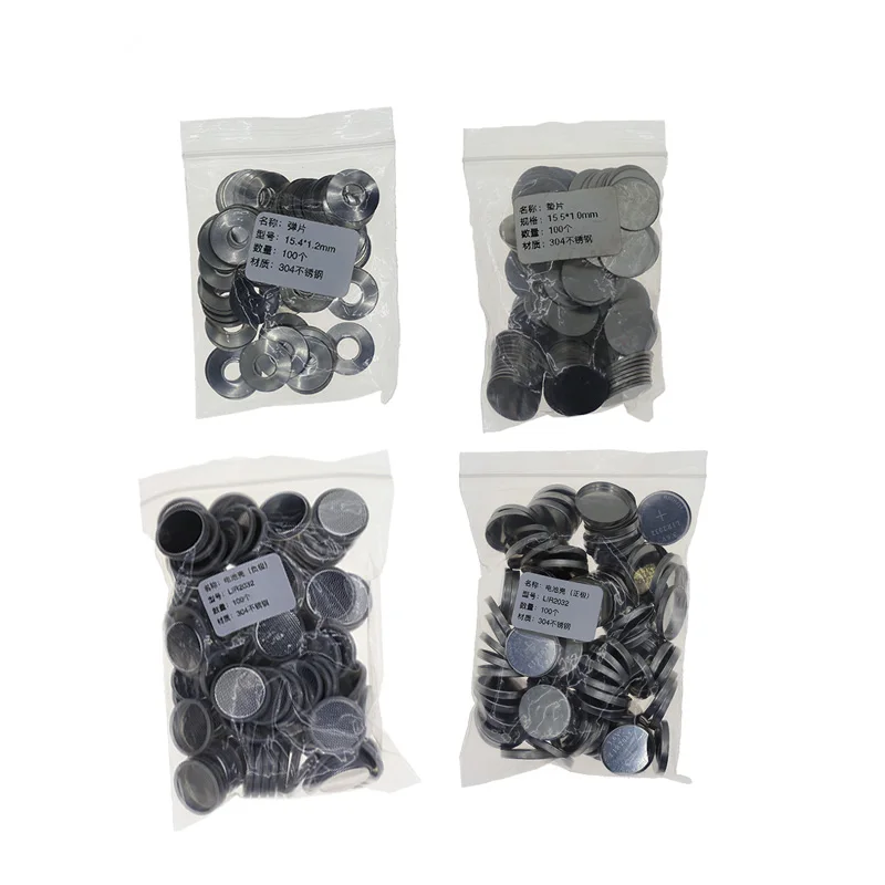 304/316 Stainless Steel Cr2032 Button Battery Coin Cell Case (negative ...