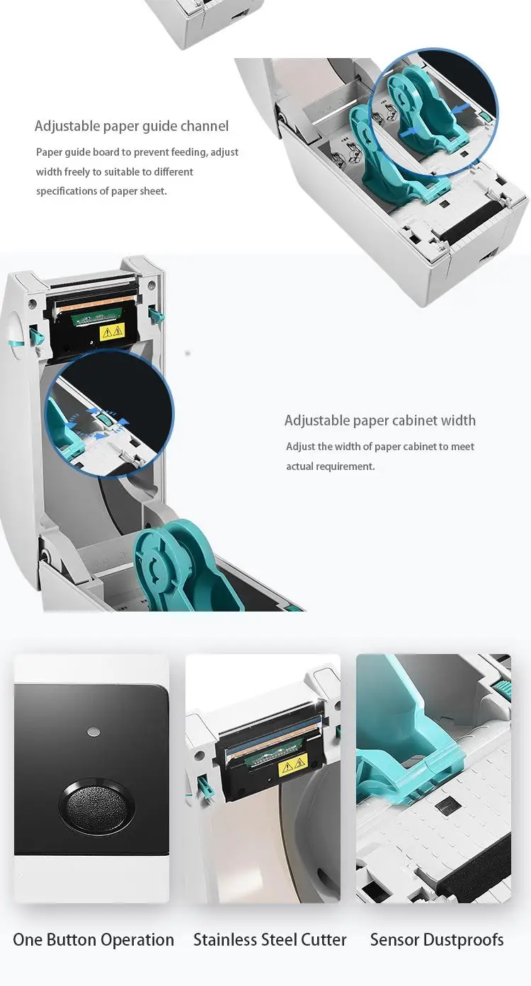 SNBC BTP-L520 Wifi USB Delivery Box Supermarket Price Label Thermal ...