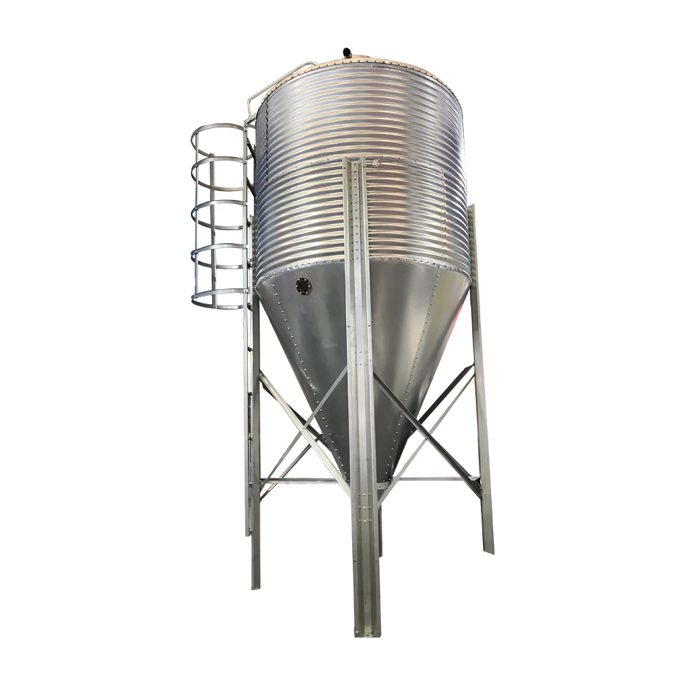 Customizable 10T 30T 50T Galvanized Steel Storage Silos & Planter Boxes OEM