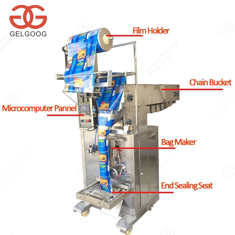 Efficient Nitrogen Flushing Puff Chips Packaging Machine
