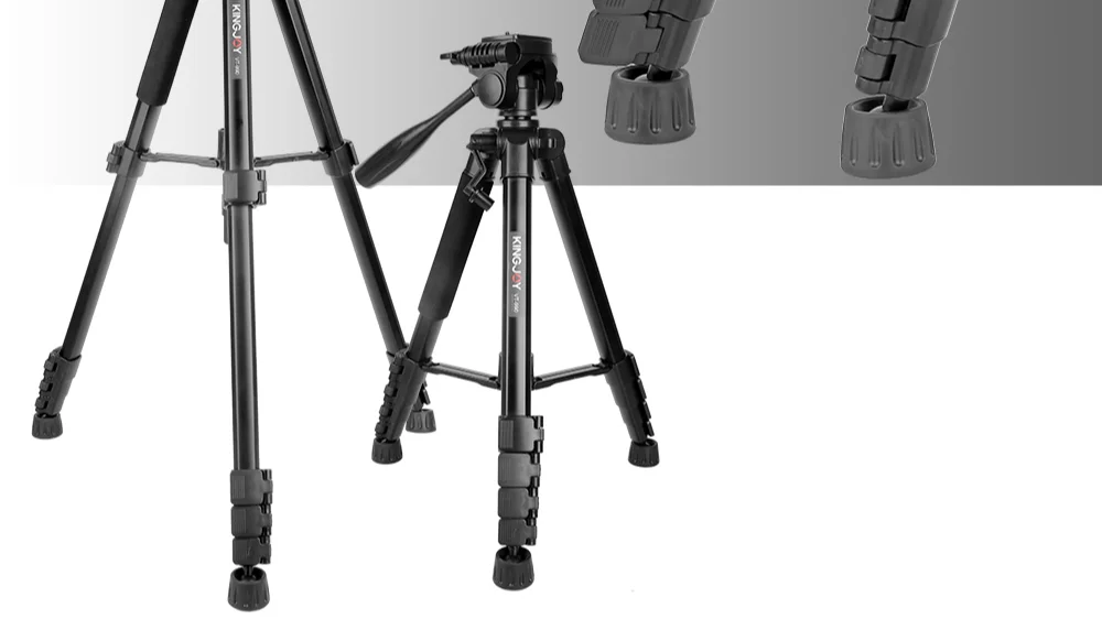 Kingjoy 1.8m Aluminum Adjustable Professional Lightweight Travel Camera ...