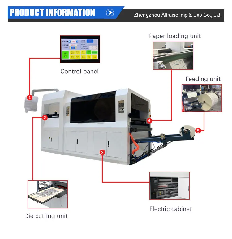 Hydraulic Box Envelope Die Cut Cutting Machine for Paper Cups & Gift Bags