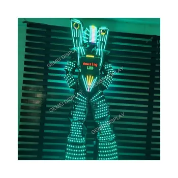 Traje Helmet Chest Diy Digital Screen Scrolling Message Led Robot ...