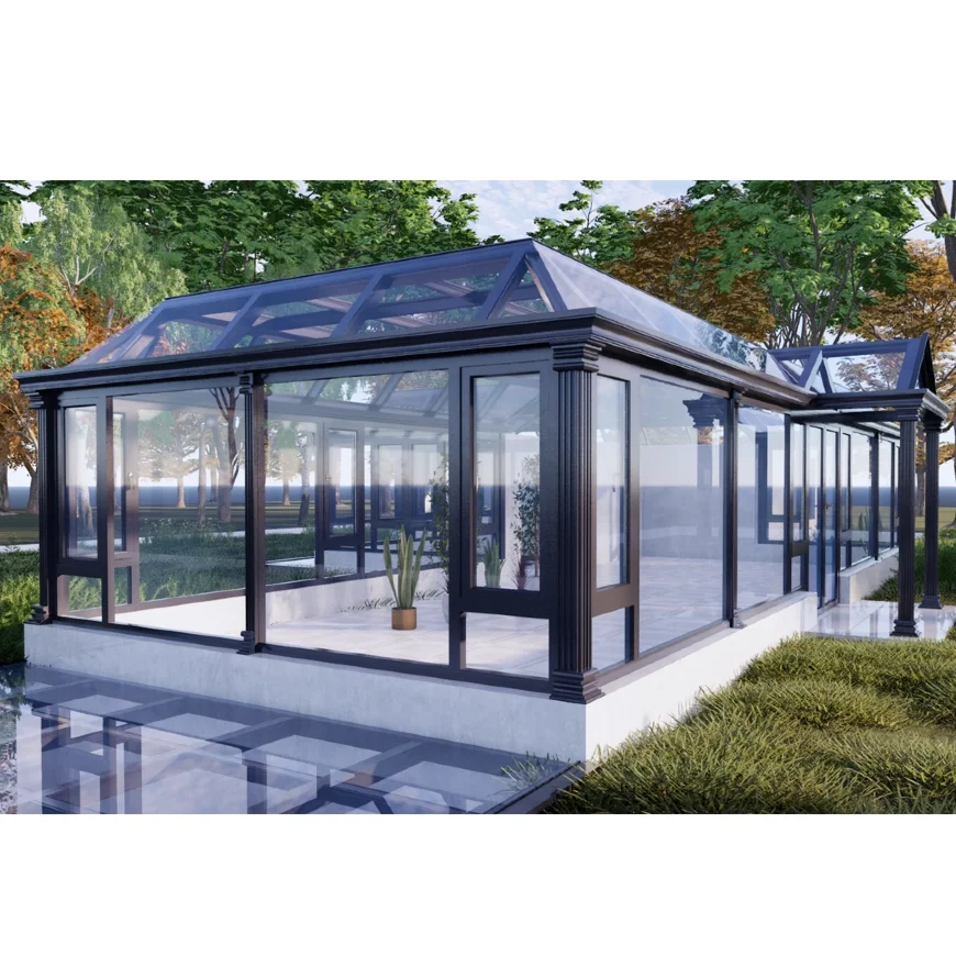 China Latest Design Prefab Glass Room Sunroom For Solarium Free ...